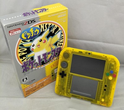 Nintendo 2DS Pikachu Limited Edition - Pocket Monsters Yellow Game ...