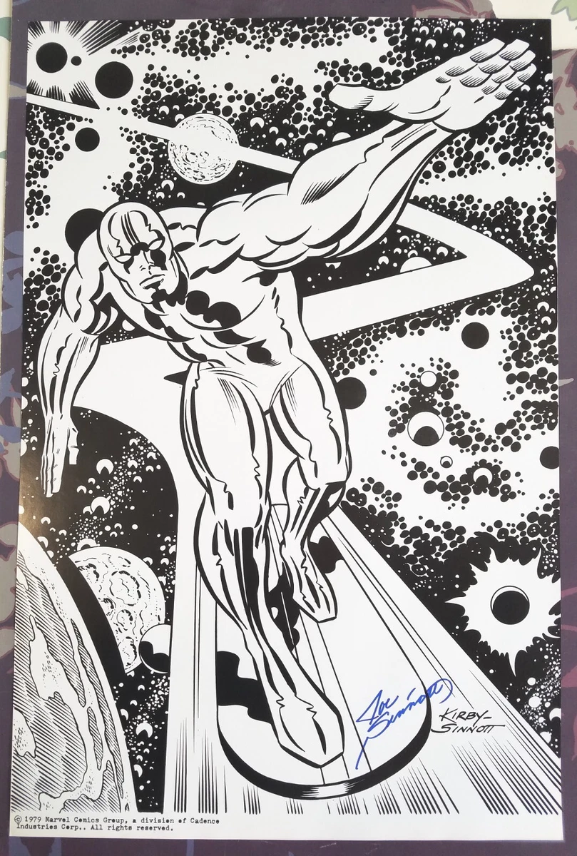 Jack Kirby Silver Surfer Poster