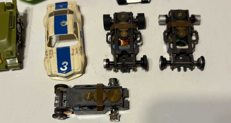 Vintage AFX Slot Car Junk Yard Parts Lot Chassis Etc | eBay