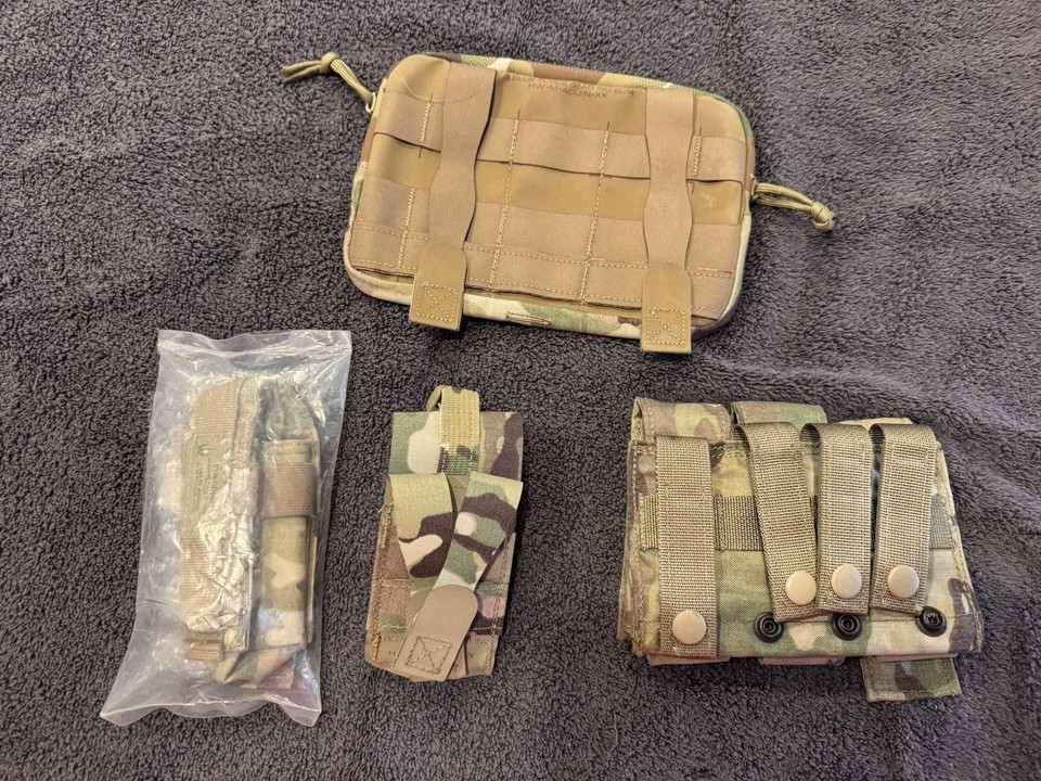 Multicam Tactical Pouch Assortment - LBT - Blue Force Gear - TYR ...