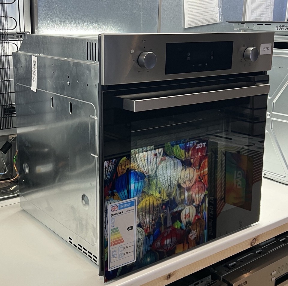Hoover HOC3158IN 300 Built In 60cm Electric Single Oven Stainless Steel ...