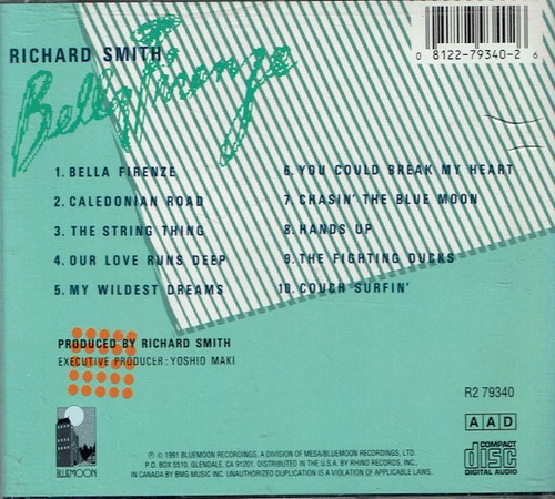 Richard Smith - Bella Firenze (CD, Album) (Very Good Plus (VG+ ...