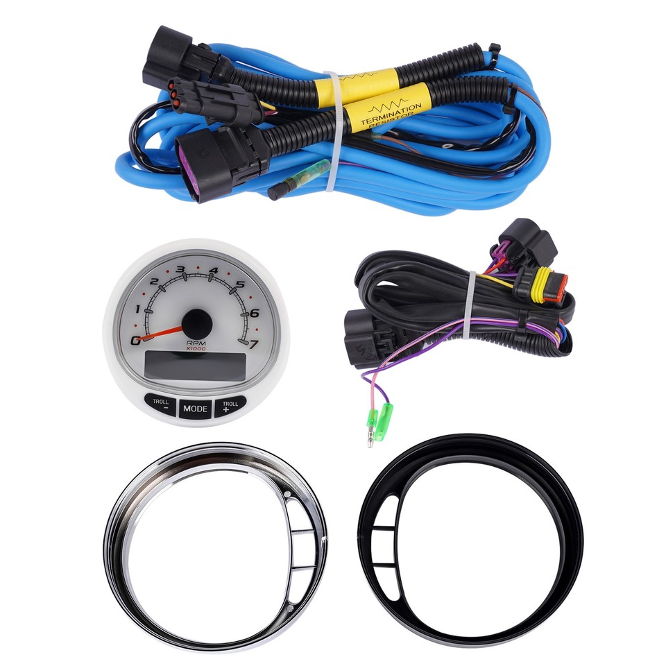 Tachometer Kit 7000 RPM for Mercury SmartCraft SC1000 79-8M0135634 ...