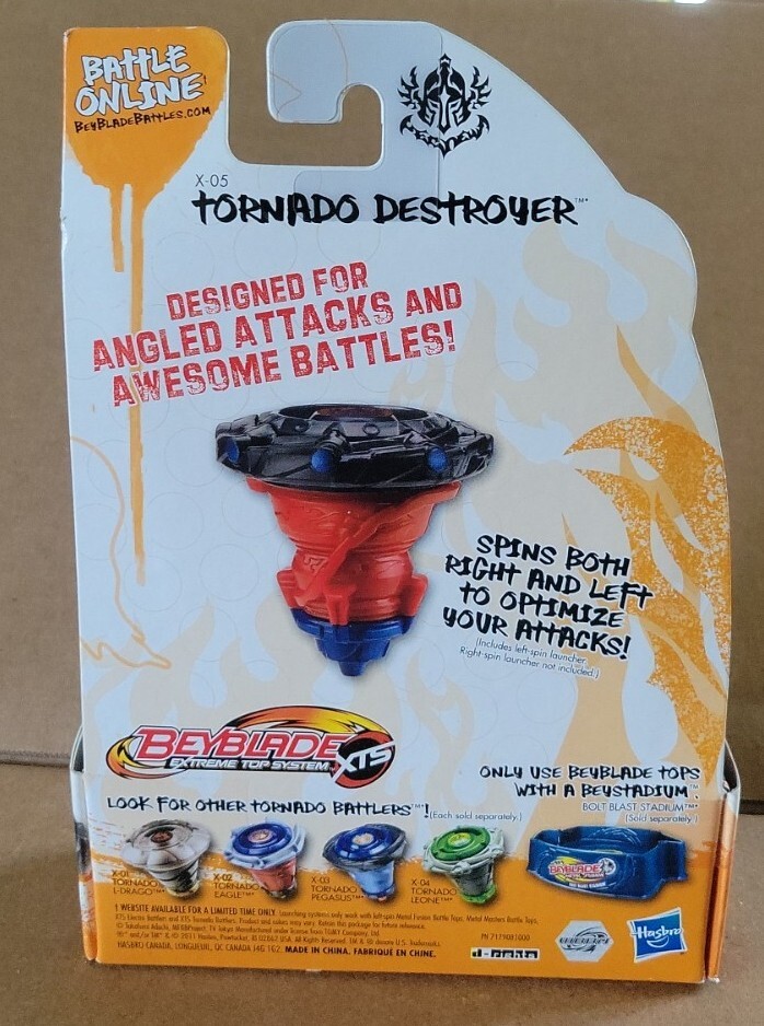 Beyblade XTS Tornado Battlers Tornado Destroyer X-05 - New & Unopened ...