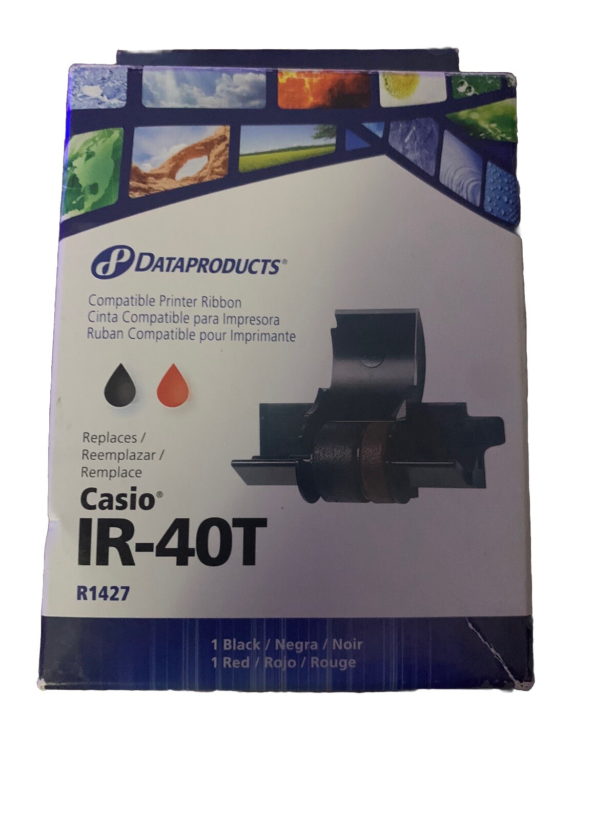 Casio IR-40T Calculator Ink Roller Blk/Red IR-40T Casio. New In ...