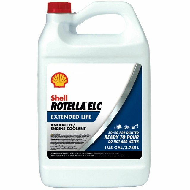 Shell Rotella ELC Pre-diluted 50/50 Antifreeze/coolant 1 Gallon for ...