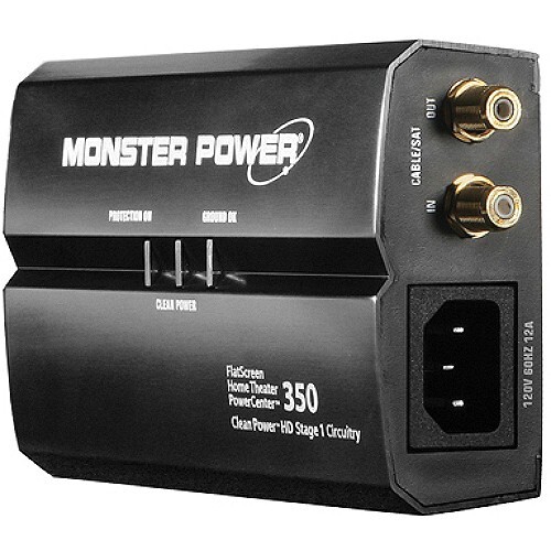 Monster FlatScreen PowerCenter HTS 350 Home Theater Power Stage 1 ...