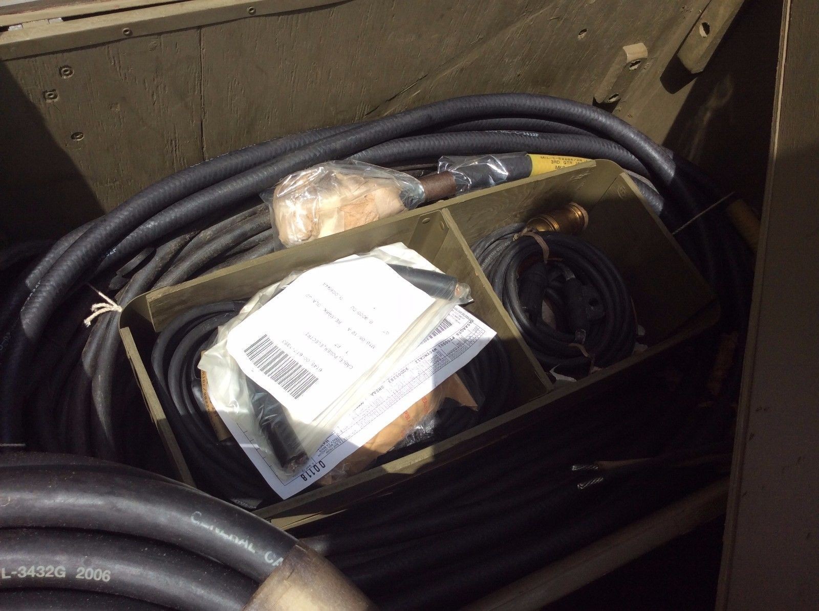 ONE GENERAL ILLUMINATION MILITARY LIGHT SET COMPLETE COVERS LARGE AREA ...