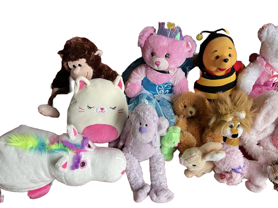 Lot 62 Plush TY Beanie Boo Farm Stuff Animals SERTA Lamb Sheep Pig ...