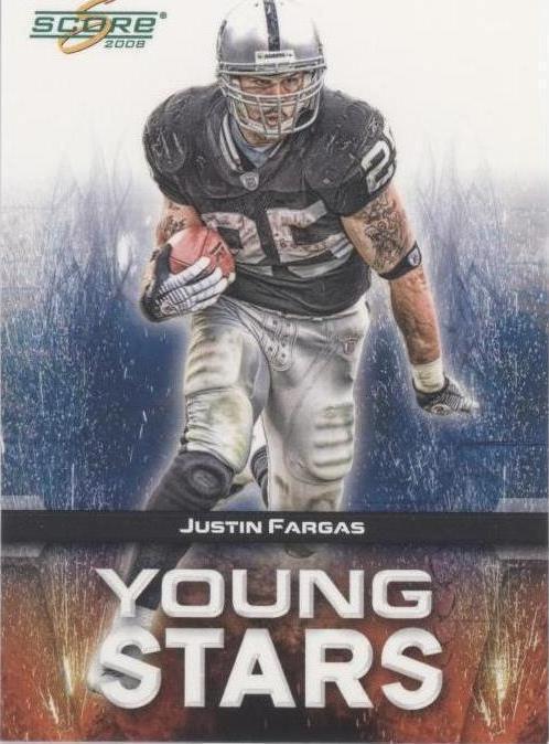 2008 Score - Young Stars Justin Fargas #YS-16 for sale online | eBay