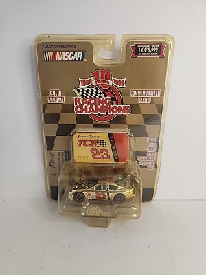 Racing Champions Gold Chrome 10 Years # 23 Jimmy Spencer TCE Stock Car ...
