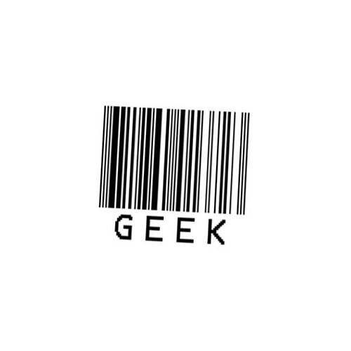 Geek Barcode Sticker Decal cool hacker networking cute | eBay