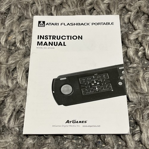 2017 AtGames Atari Flashback Portable - Instruction Manual Only | eBay