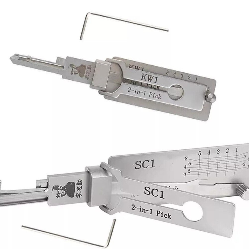 2 In 1 Hook And Pick Set Lock Key for Car Repair Tool SC4 ...
