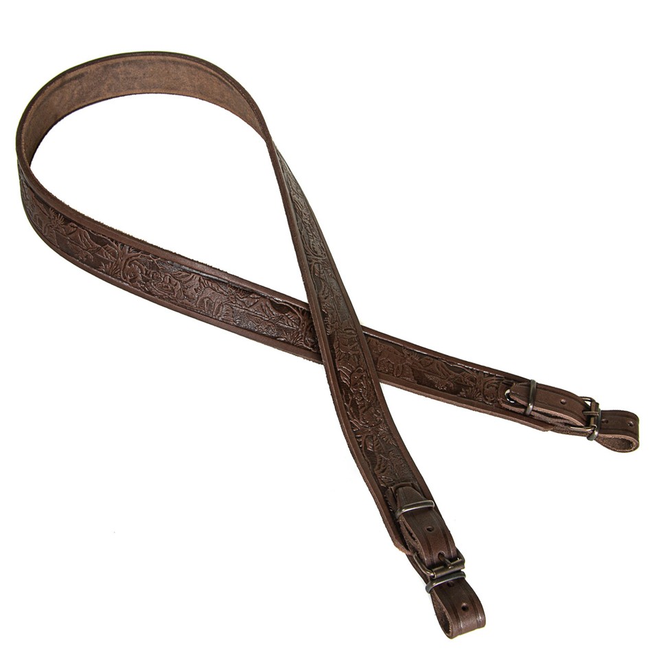 Rifle Sling Shotgun Hunting Tactical Strap Leather Shoulder Shooting ...