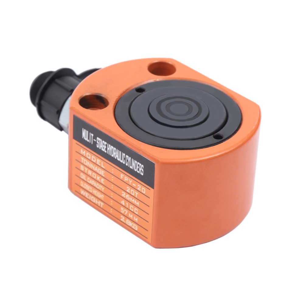 20 Ton Hydraulic Portable Ram Lifting Cylinder Stroke Porta Power Jack ...