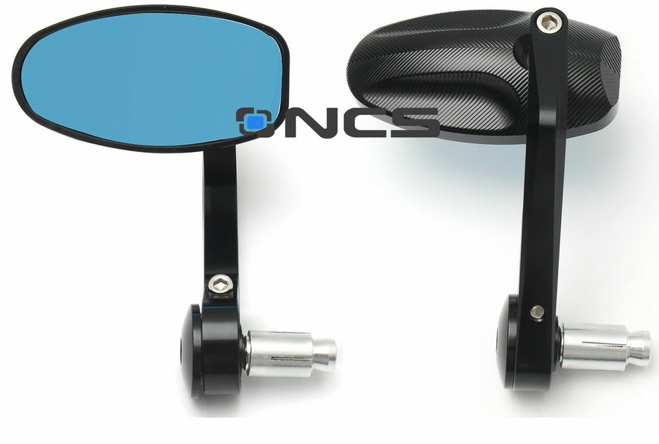 CNC Aluminium Bar End Mirrors Triumph Street Triple 675 and 765 Genuine ...