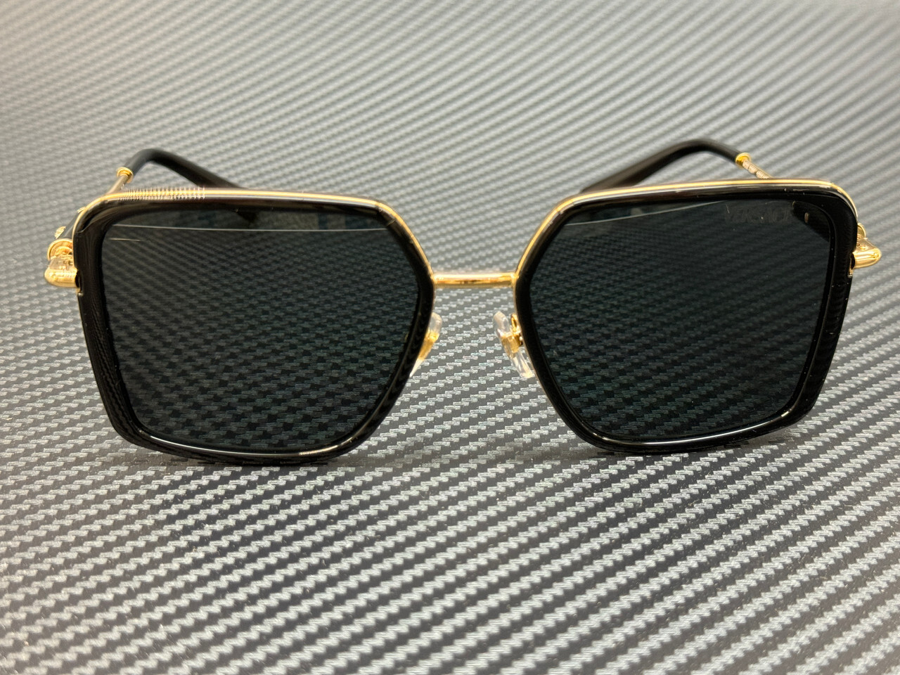 VERSACE VE2261 100287 Black Dark Grey Women's 56 mm Sunglasses | eBay