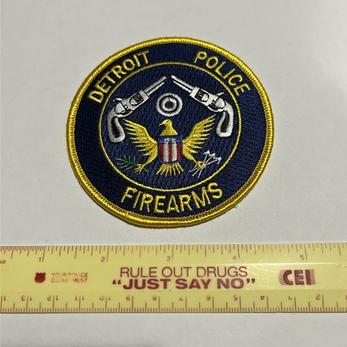 Detroit Michigan Police Firearms Training Unit patch - MI - Gold | eBay