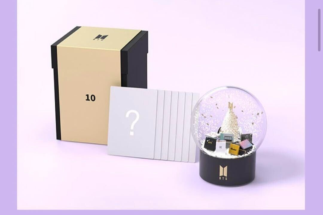 BTS ARMY Membership Pack MERCH BOX 10 Snow Ball Globe & PHOTO CARD Full ...
