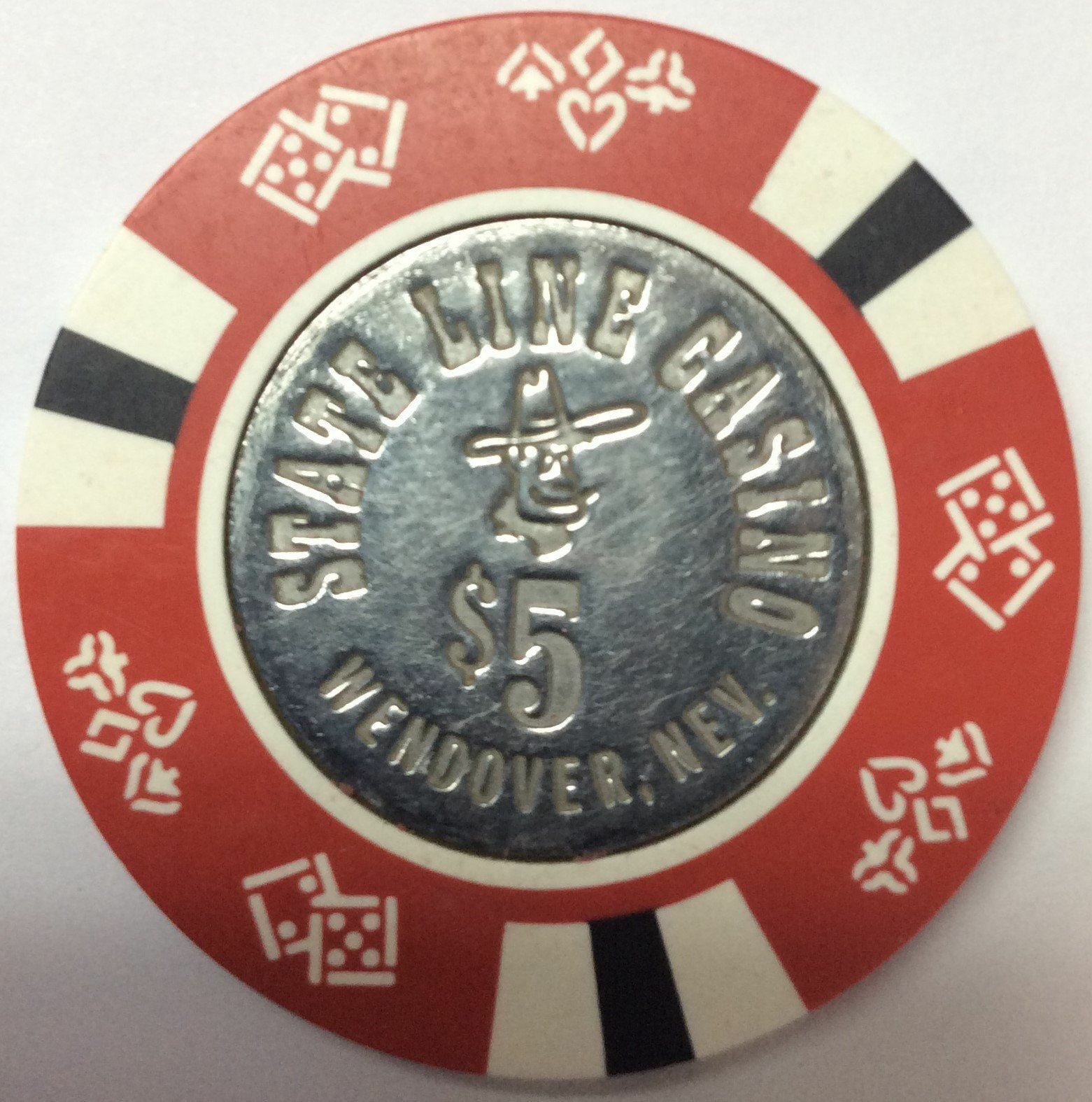 State Line Casino Wendover Nevada $5 Chip Incused 1980 | eBay