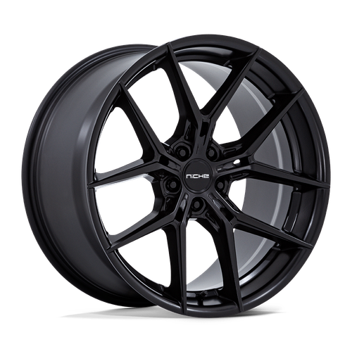 19x8.5 Niche NC279 Prodigy 5 Matte Black Wheels 5x120 (38mm) Set of 4 ...