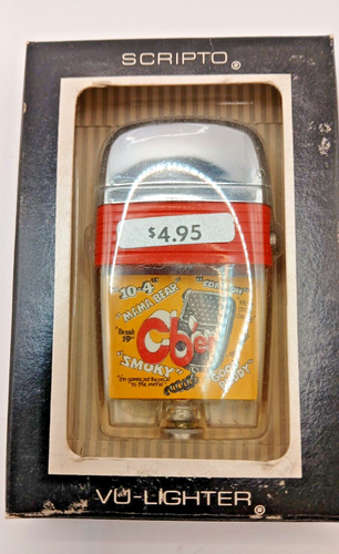 Scripto Vu lighter - CBer - new/old stock unopened in box | eBay
