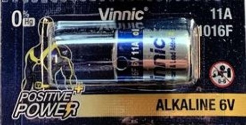 6V 11A Battery VINNIC L1016F A11 MN11 Alkaline High Voltage Car Keys ...