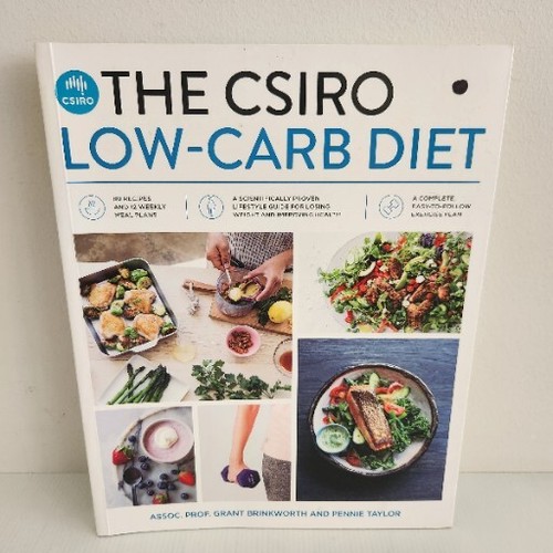 The CSIRO Low-Carb Diet Paperback Cookbook Lifestyle Dieting Health ...