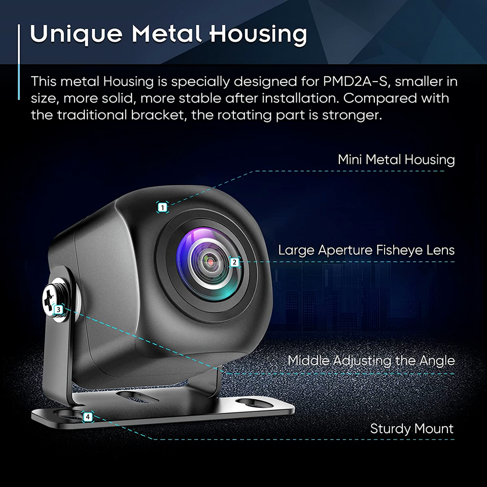 Pixelman Backup Camera,Ahd 1080P Metal 170 Degree Wide Angle Rearview ...