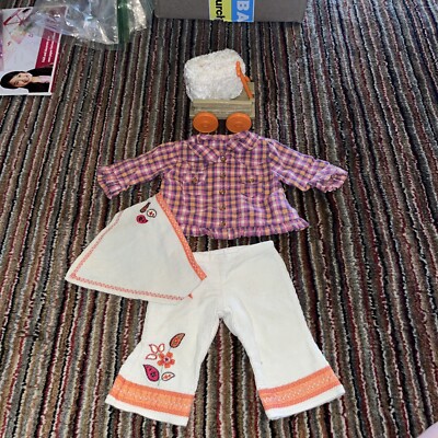 American Girl Bitty Baby Doll Clothes Fall Leaves Set Incomplete | eBay