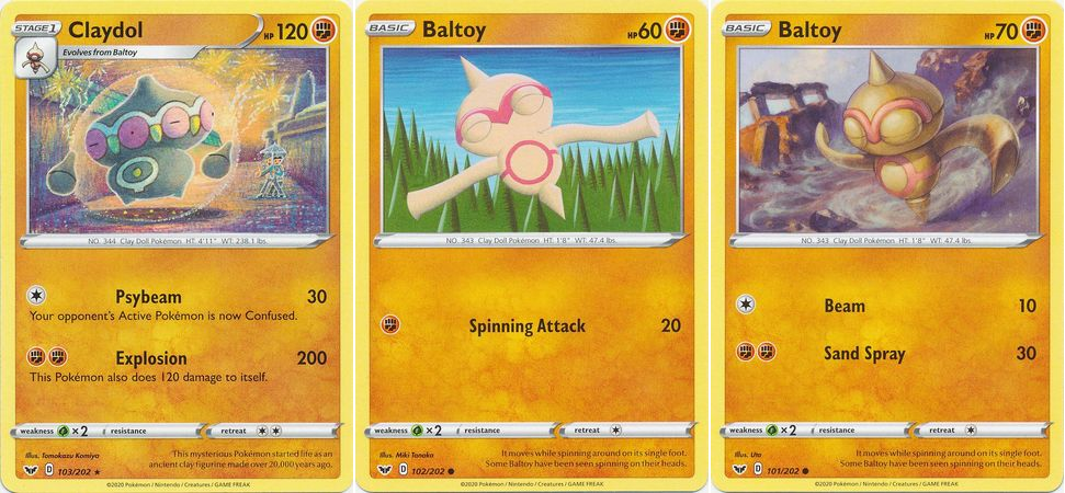 Baltoy Evolution