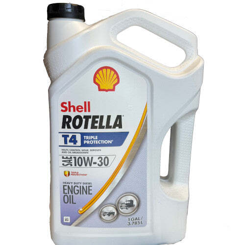 Shell Rotella T4 10W30 Heavy Duty Diesel Engine Oil, Synthetic, 1 U.S ...
