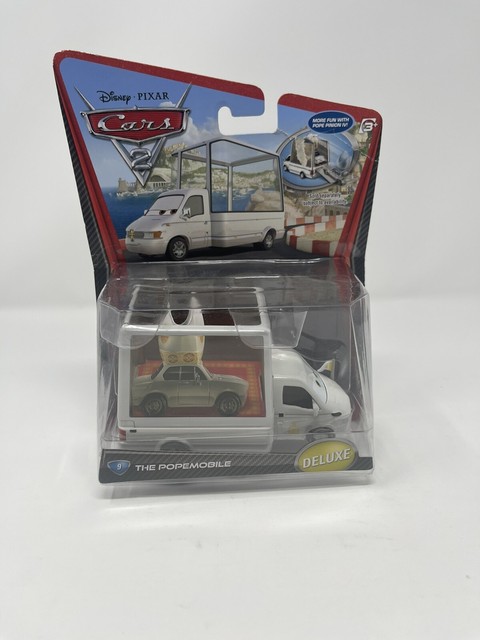 Disney Pixar Cars 2 Pope Pinion IV and The POPEMOBILE Deluxe # 8 & 9 ...