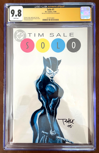 SOLO #1 CGC 9.8 & Tim Sale Signature Authentication KEY 1st Series ...