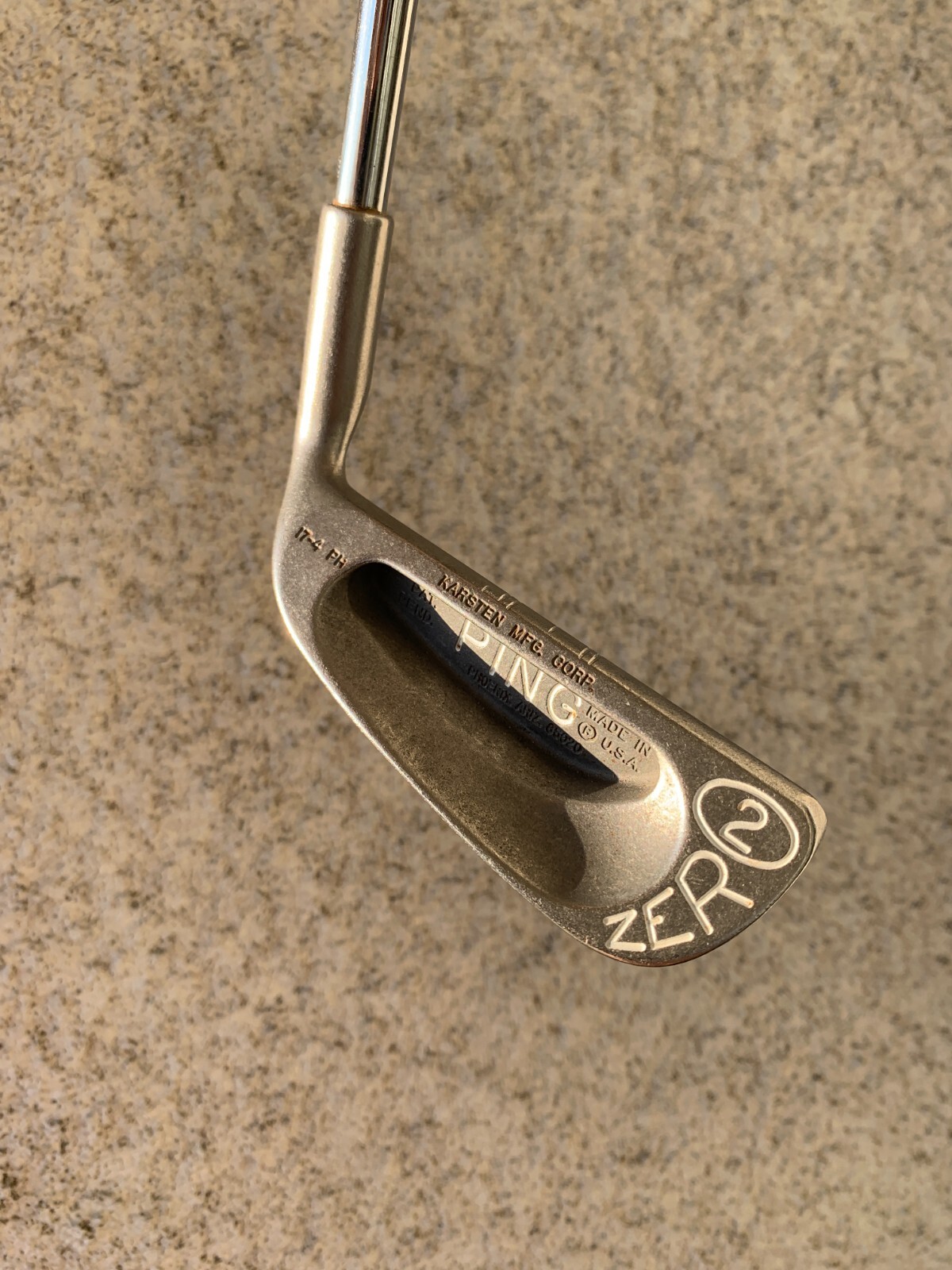 PING ZERO 2 PUTTER - 32.5" PING STEEL SHAFT - ORIGINAL PING GOLF PRIDE ...