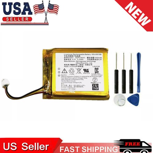 Replace 1000mAh Battery For Astro A50 GEN 4 Gaming Headset 533-000169 ...