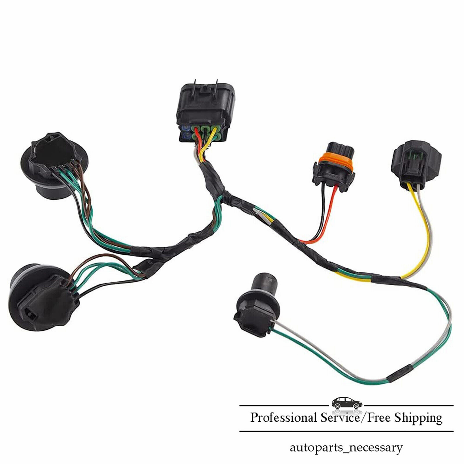 Head Light Lamp Wiring Harness Fit for 2007-2013 GMC Sierra 1500 2500HD ...