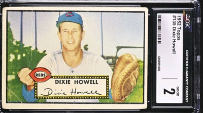 1952 Topps Baseball #135 Dixie Howell CGC Grade 2 Good | eBay