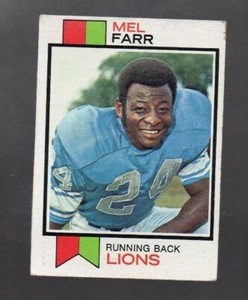 1973 TOPPS MEL FARR #519 DETROIT LIONS | eBay