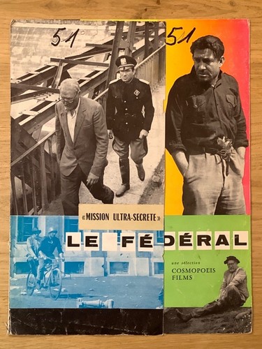 Dossier de presse »LE FEDERAL »1961-Georges WILSON- Ugo TOGNAZZI ...