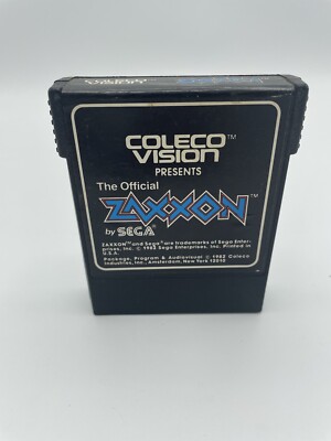 AUTHENTIC VINTAGE COLECO VISION THE OFFICIAL ZAXXON CARTRIDGE ...