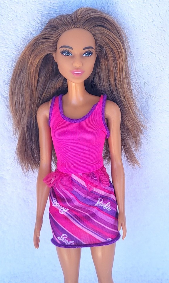 Hispanic AA Barbie Doll June face mold fashionistas model OOAK play or ...