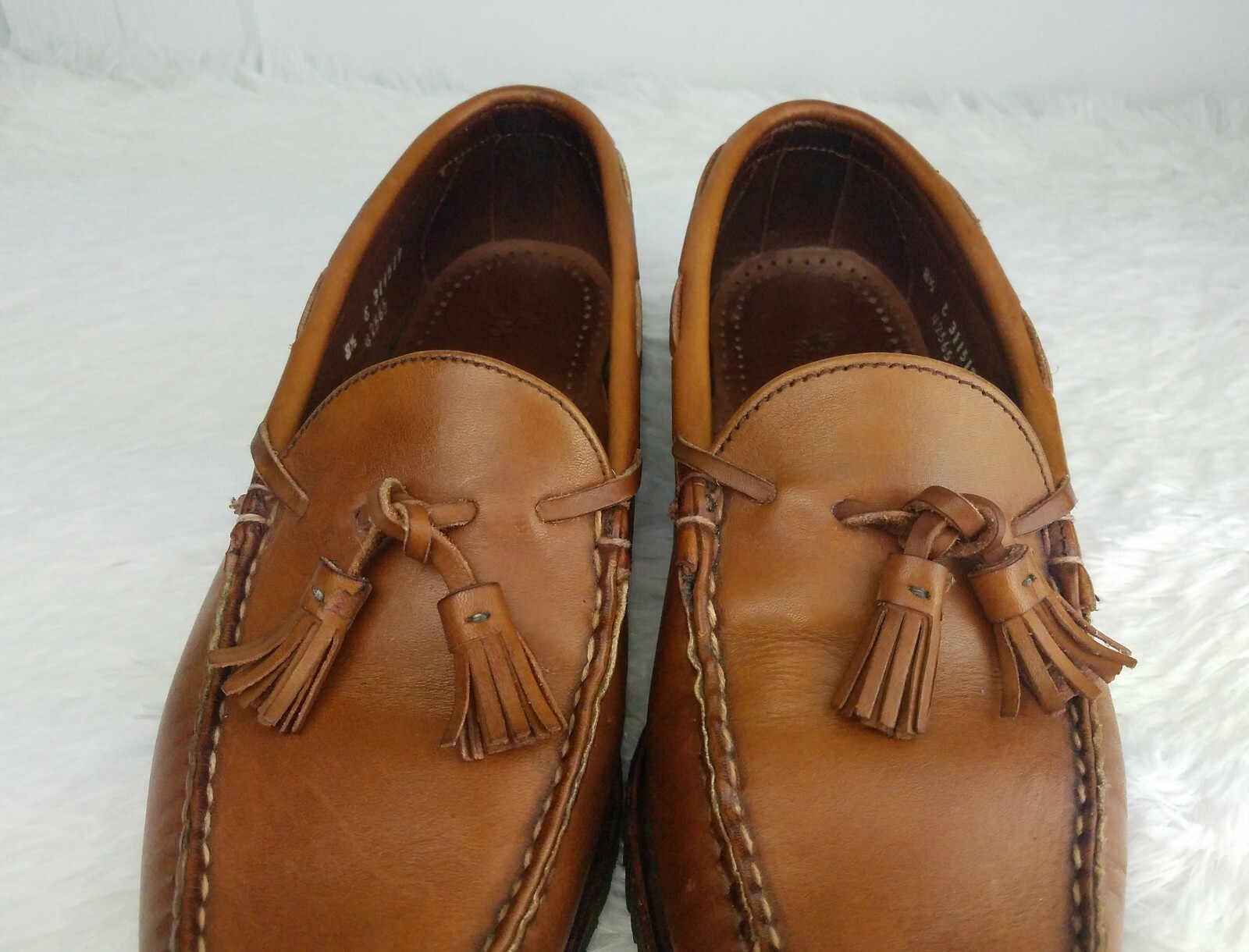 Allen Edmonds Kingsfield Penny Loafers Tasseled Brown Leather Men's ...