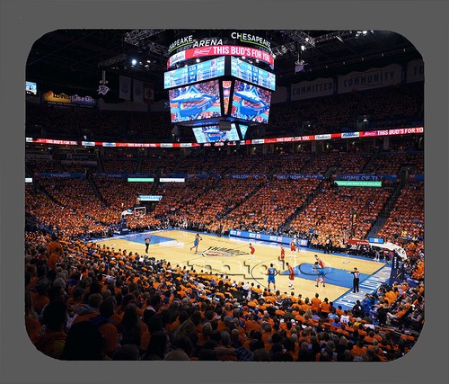 Chesapeake Energy Arena Oklahoma City Thunder Mouse Pad Item#5150 | eBay