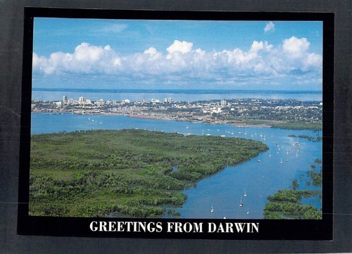 E9938 Australia NT Darwin Aerial View postcard | eBay