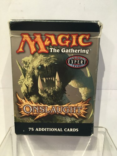Magic The Gathering Onslaught Tournament Pack Box EMPTY (NO CARDS) 2002 ...