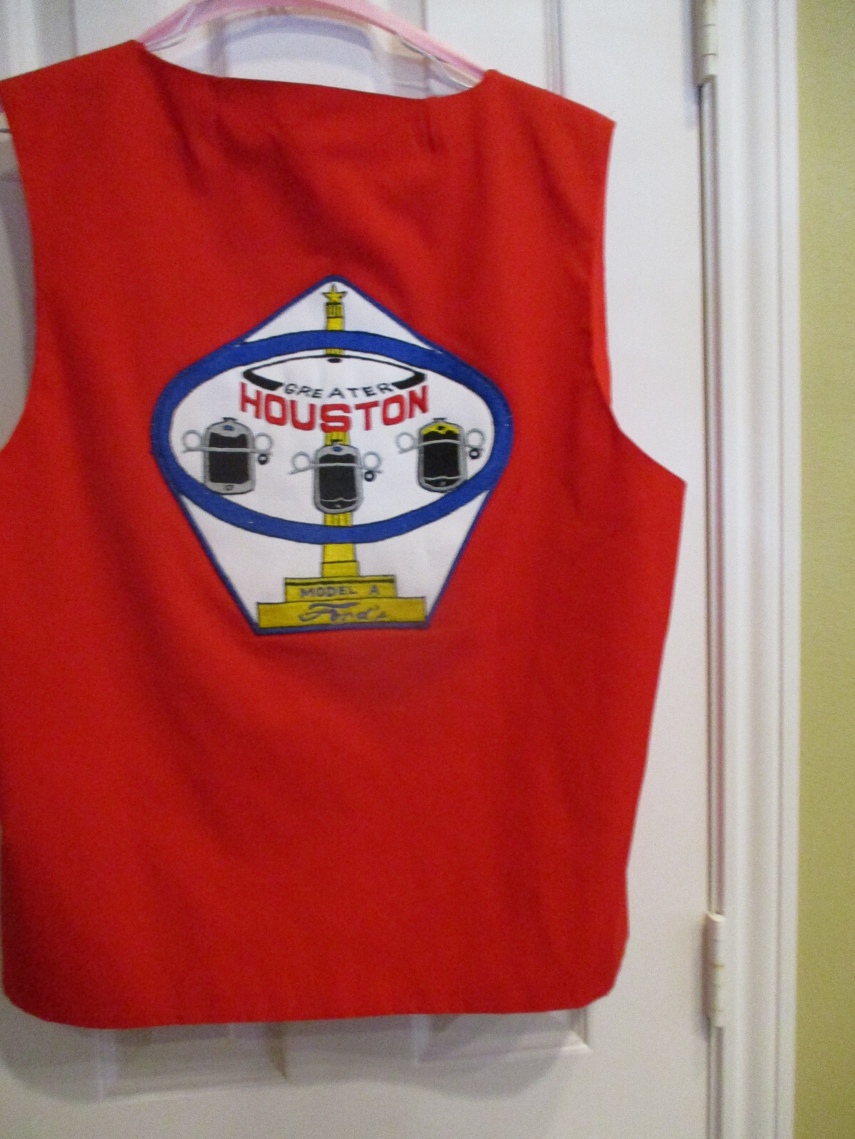 Vintage Greater Houston Model A Ford's Car Club Vest - Gem