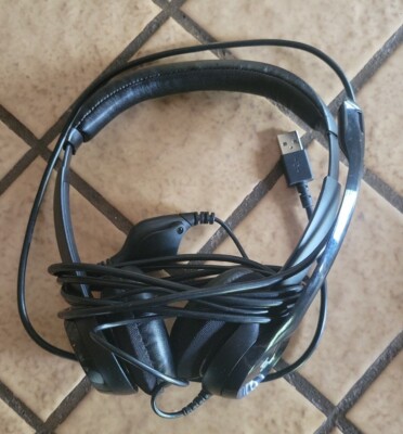 LOGITECH LOGI H390 HEADPHONE HEADSET WIRED BLACK USED GOOD CONDITION | eBay
