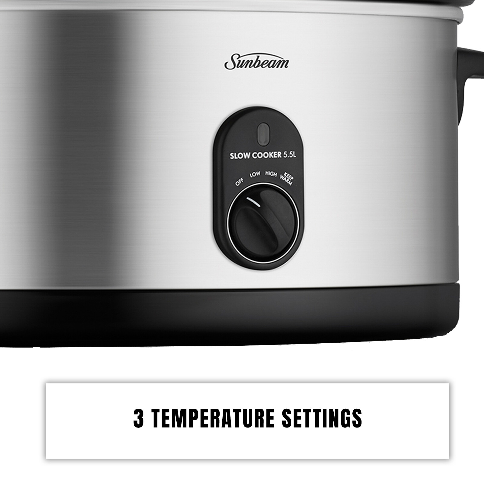 Sunbeam Secret Chef Slow Cooker 5.5L HP5520 Ceramic Crock Insert Pot ...